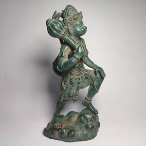 Bronze Hanuman Statue, King of Monkey, Lord Hanuman, Hanuman Figurine ...