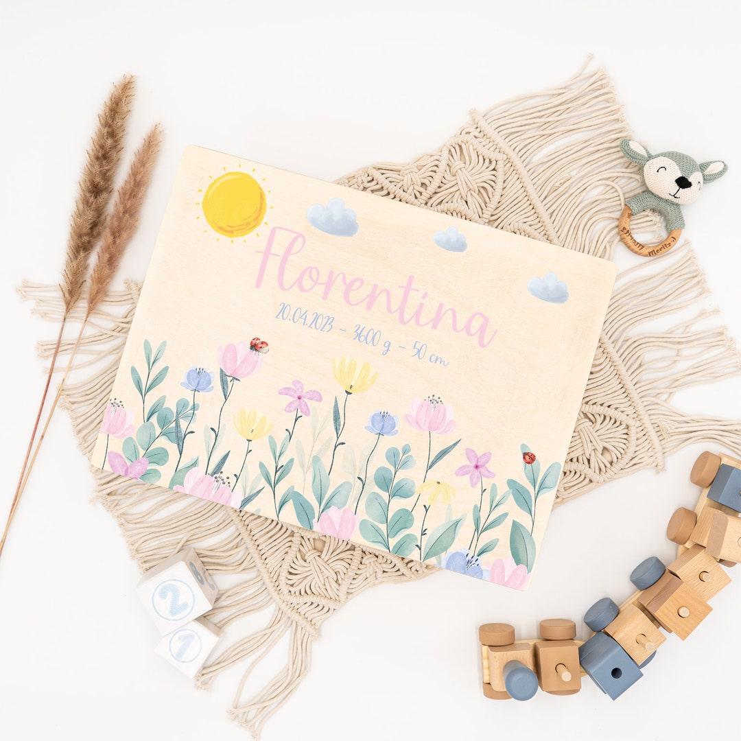 Personalized Baby Memory Box, Baby Gift Birth, Memory Box, Baby Memory ...