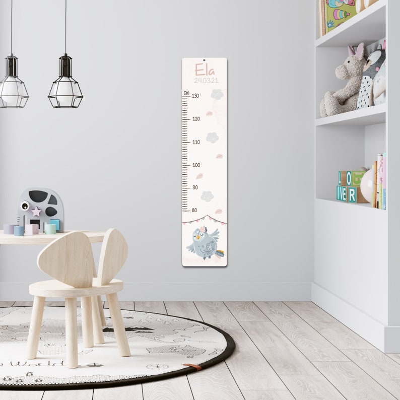 Personalized Measuring Stick Made of Aludibond, Wood for Children ...
