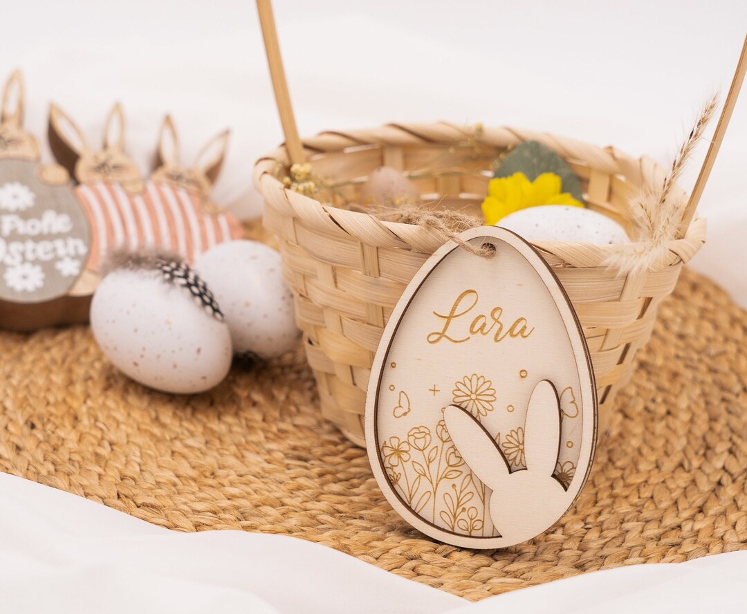 Easter Decoration Personalized Made of Wood Easter Gift Easter Pendant ...