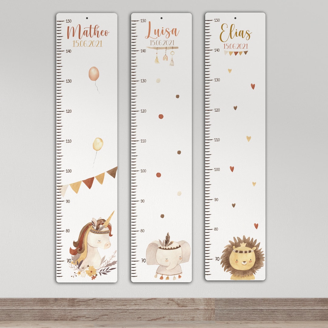 Personalized Measuring Stick 65 -150 Cm Made of Aluminum/wood for ...