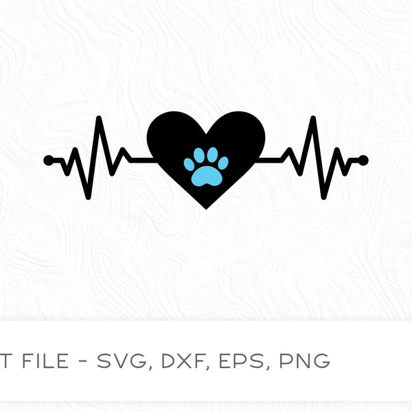 Heart Lifeline Svg - Etsy