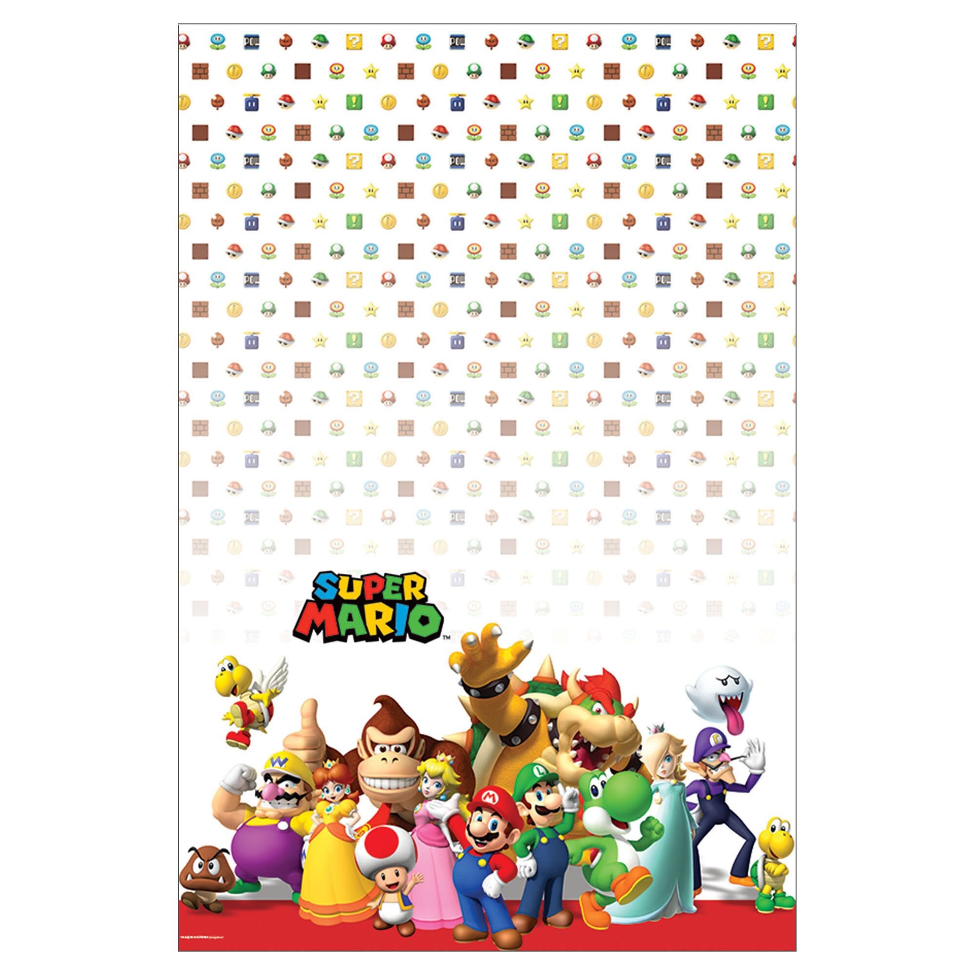 Super Mario Bros Children's Deluxe Birthday Party Kit/ Birthday Party ...