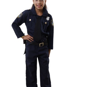 Police Officer Costume for Kids – Boys & Girls Law Enforcement ...