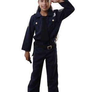 Police Officer Costume for Kids – Boys & Girls Law Enforcement ...
