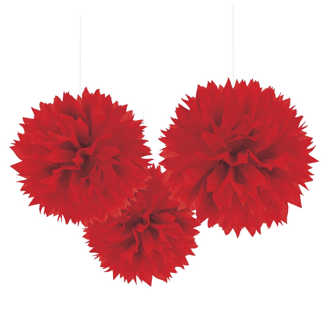 Apple Red Fluffy Paper Decorations/party Decoration/christmas ...