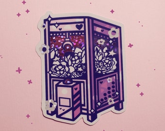 Claw Machine Sticker - Etsy