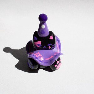 Clay Circus Desk Buddy, Cute Animal Clowns, Mini Polymer Decor Figurine ...