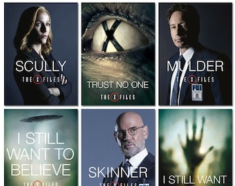 THE X-FILES Season 10 3 Card Promo Set Fox Mulder Dana Scully - Etsy