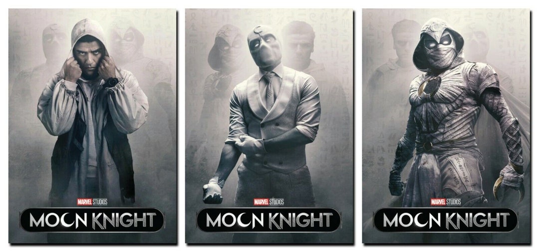 Moon Knight Season 1 3 Card Promo Set Mcu - Etsy