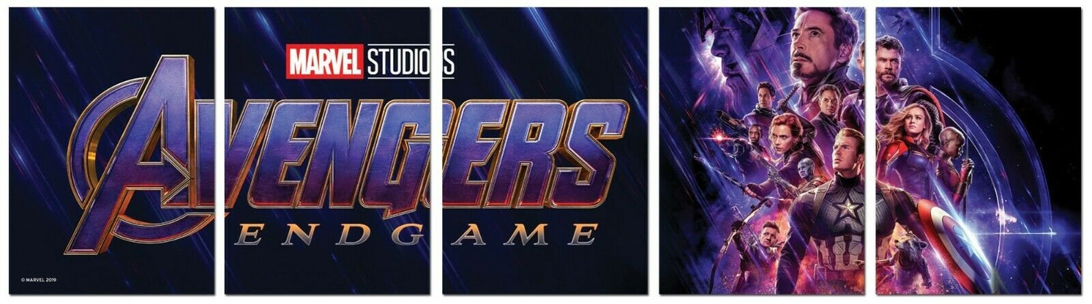 AVENGERS ENDGAME Movie 5 Card Promo Set Iron Man Cap Thor | Etsy