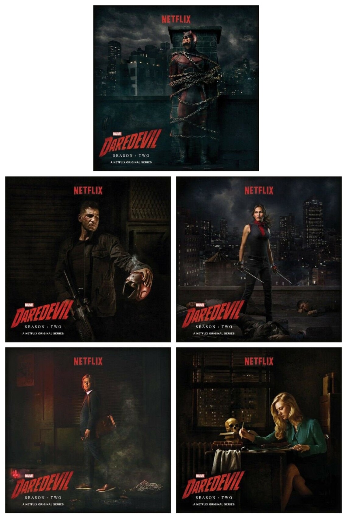 DAREDEVIL Season 2 5 Card Promo Set Netflix Show | Etsy