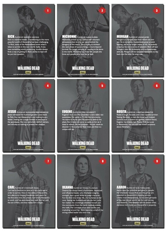 Tarjetas De Agradecimiento De Walking Dead Walking Dead Sorprende Con