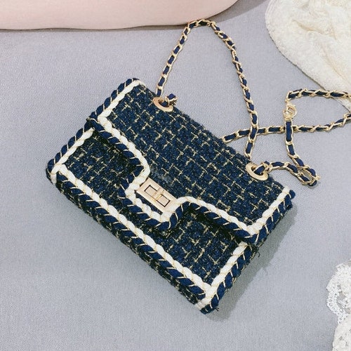 DIY Bag Kit With Tutorial Video Plastic Canvas Chain Bag - Etsy