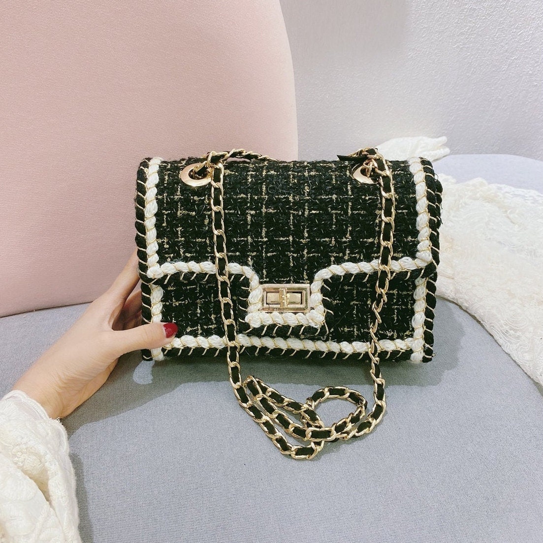 Bag DIY Kit With Tutorial Video | Crossbody Bag | Chain Bag | Handmade ...