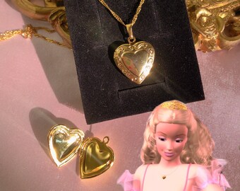 Nutcracker Sugarplum Princess Clara Heart Locket Necklace, Necklace ...