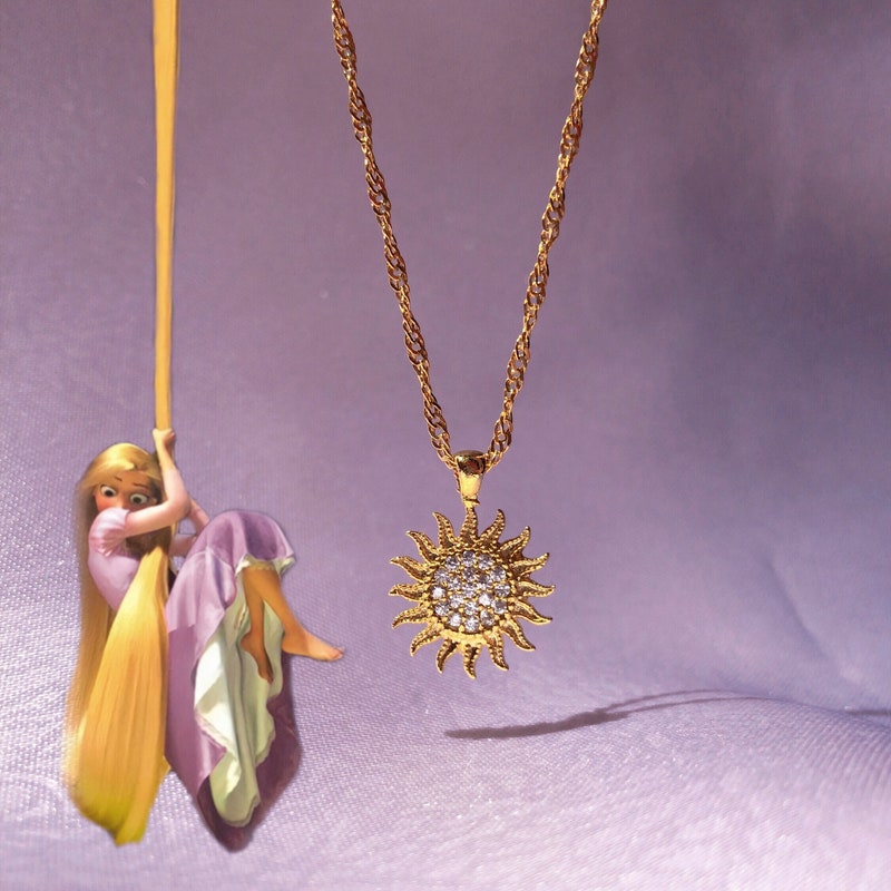 Tangled Sun Necklace - Etsy