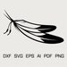 Feather Cut File Svg Dxf Eps Ai Pdf Png Files - Etsy Canada