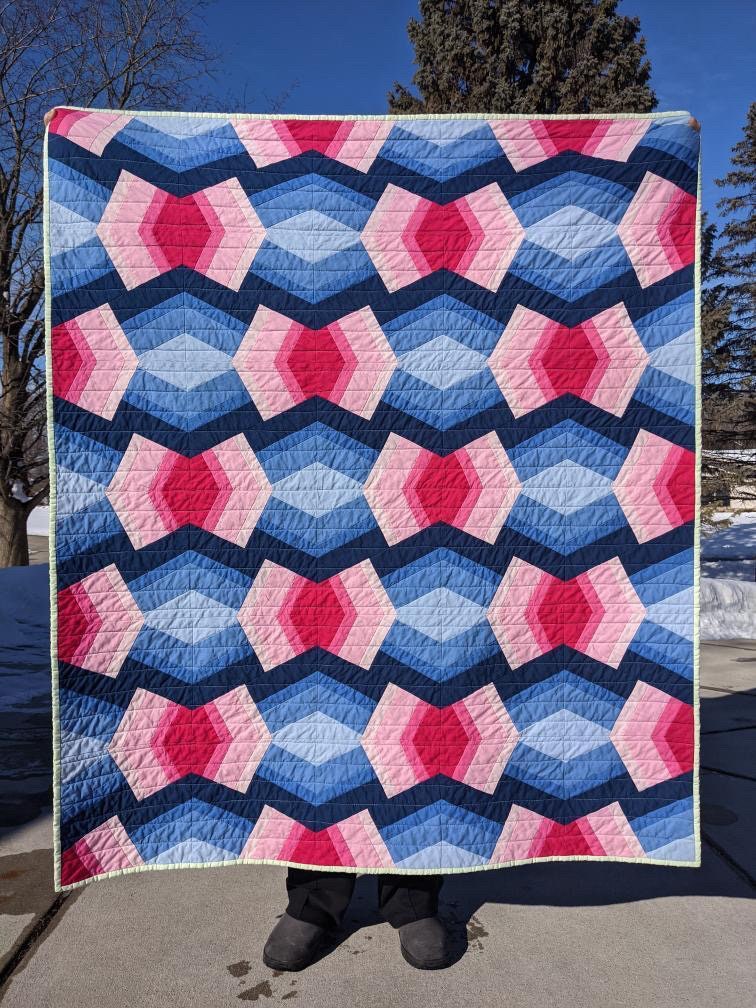 Bracken Quilt Pattern PDF Download - Wall Hanging, Crib, and Throw ...