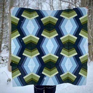 Bracken Quilt Pattern PDF Download - Wall Hanging, Crib, and Throw ...