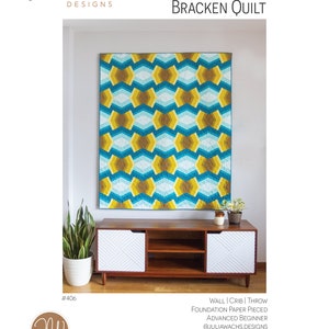 Bracken Quilt Pattern PDF Download - Wall Hanging, Crib, and Throw ...