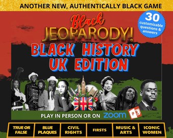 Black Jeoparody HBCU Edition Virtual Zoom Game - Etsy