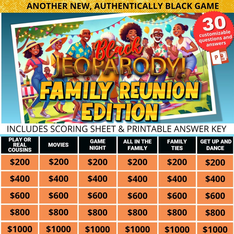 Family Reunion Games - Etsy