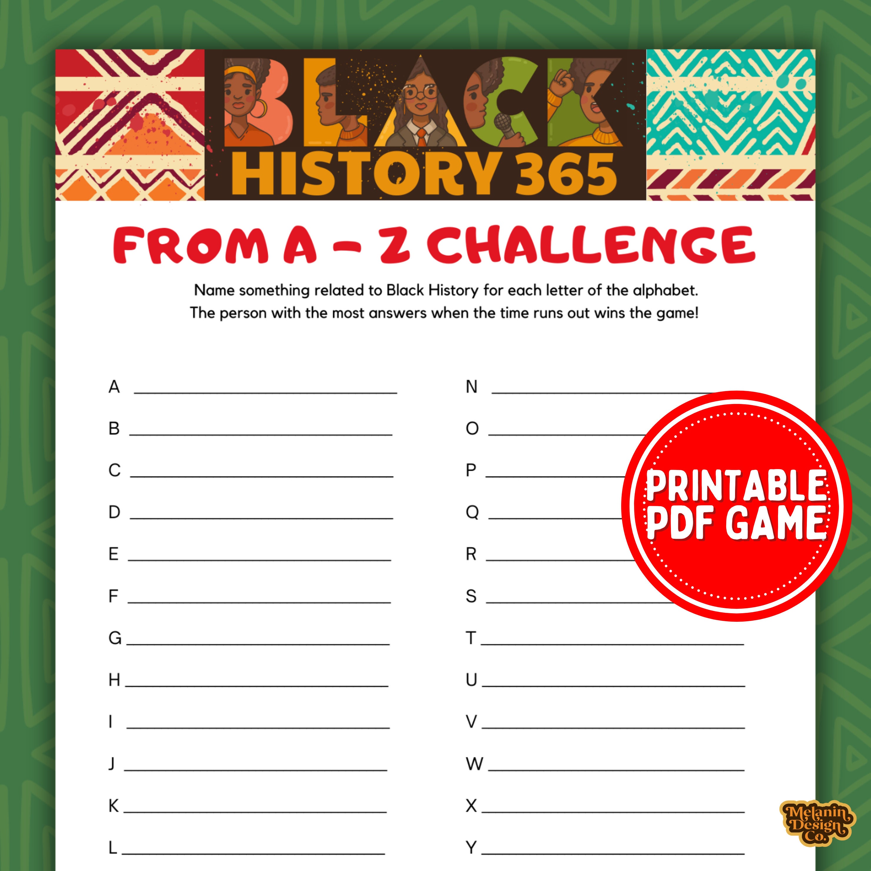 Black History 3 Game Bundle | Group Activity | Office Games | Printable ...