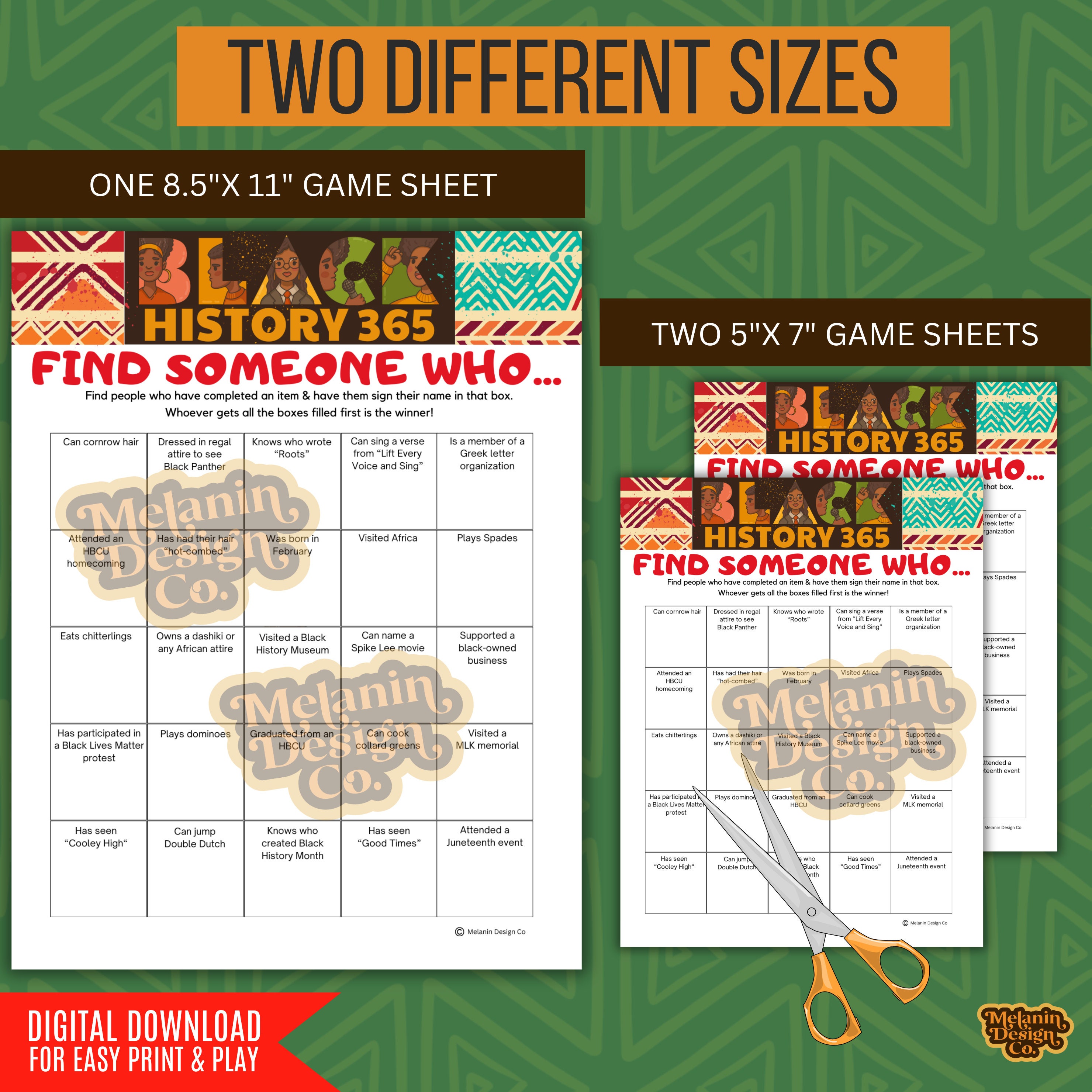 Black History Game - Find Someone Who... | Group Activity | Office ...