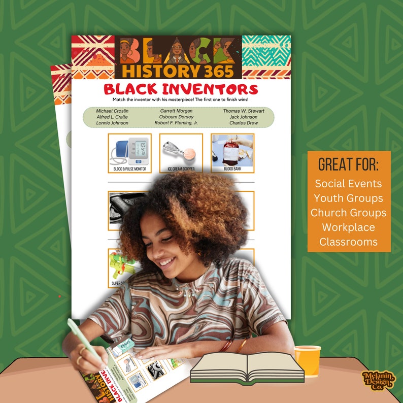 Black History Game -BLACK INVENTORS | Fun Printable Games | Office ...