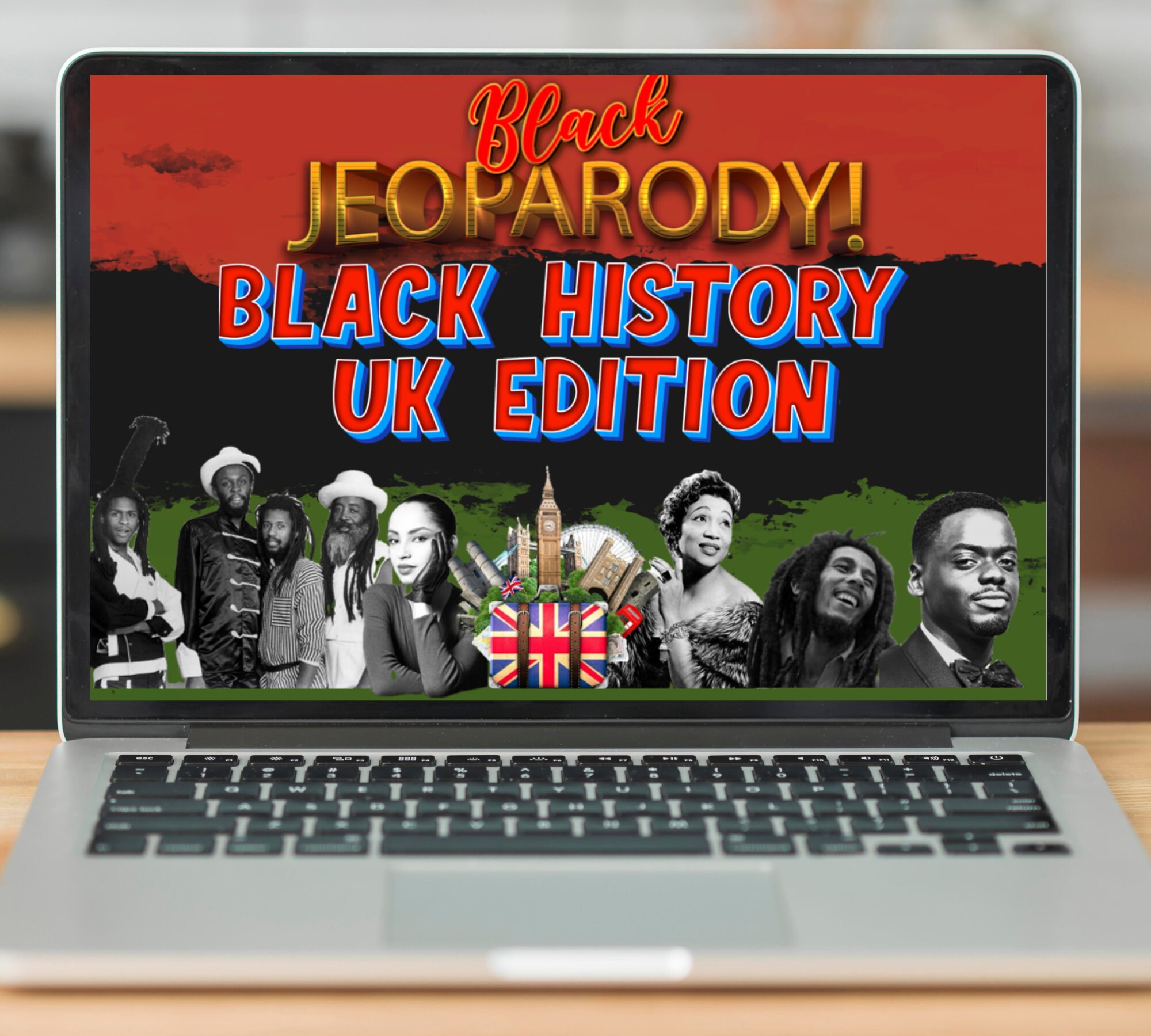 Black Jeoparody Black History UK Edition Virtual Game Powerpoint Game ...