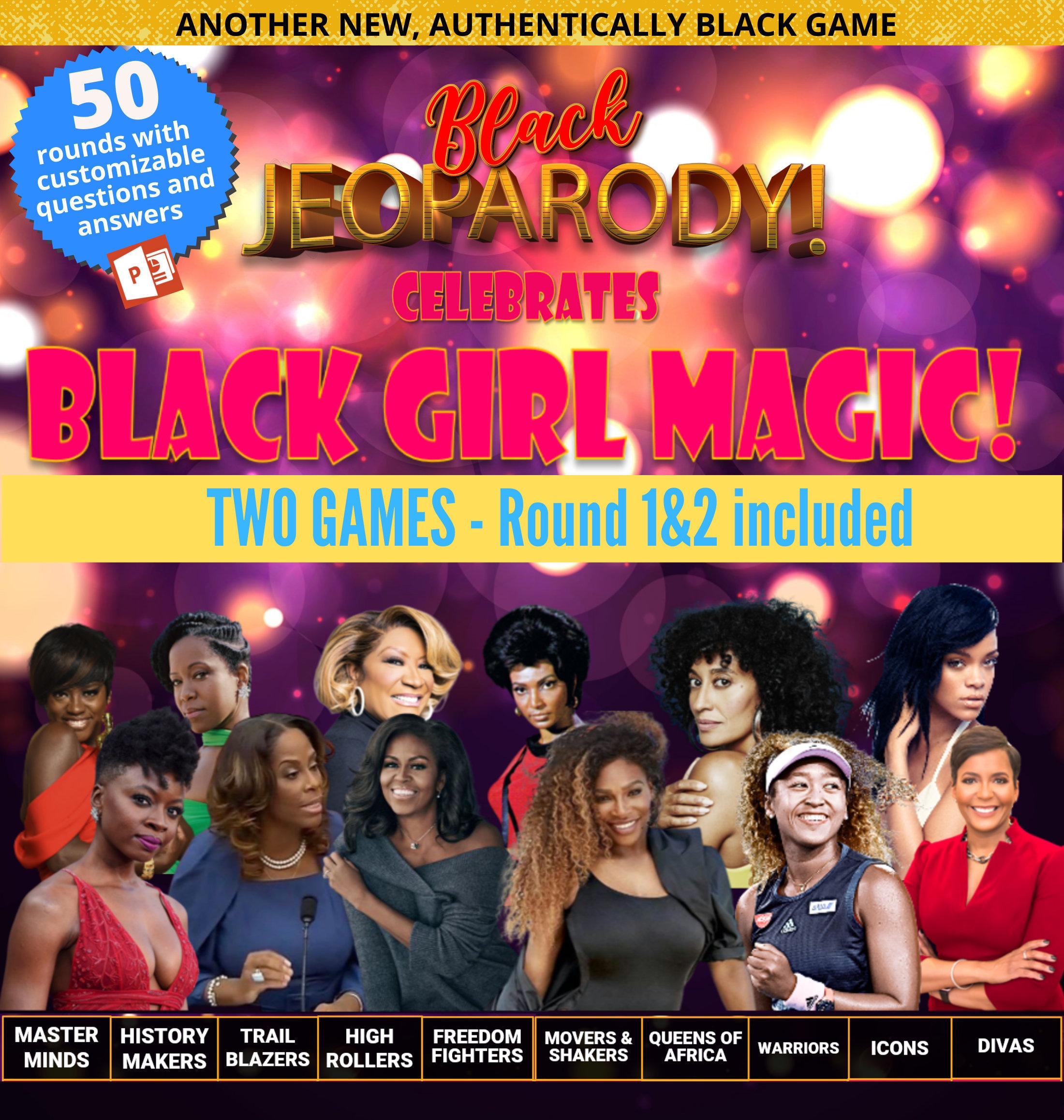 Black Jeoparody! - Celebrates Black Girl Magic - Virtual Zoom Game ...