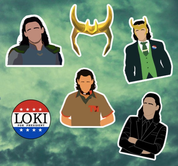 Stickers Loki stickers holographic series pack stickers Paper etna.com.pe