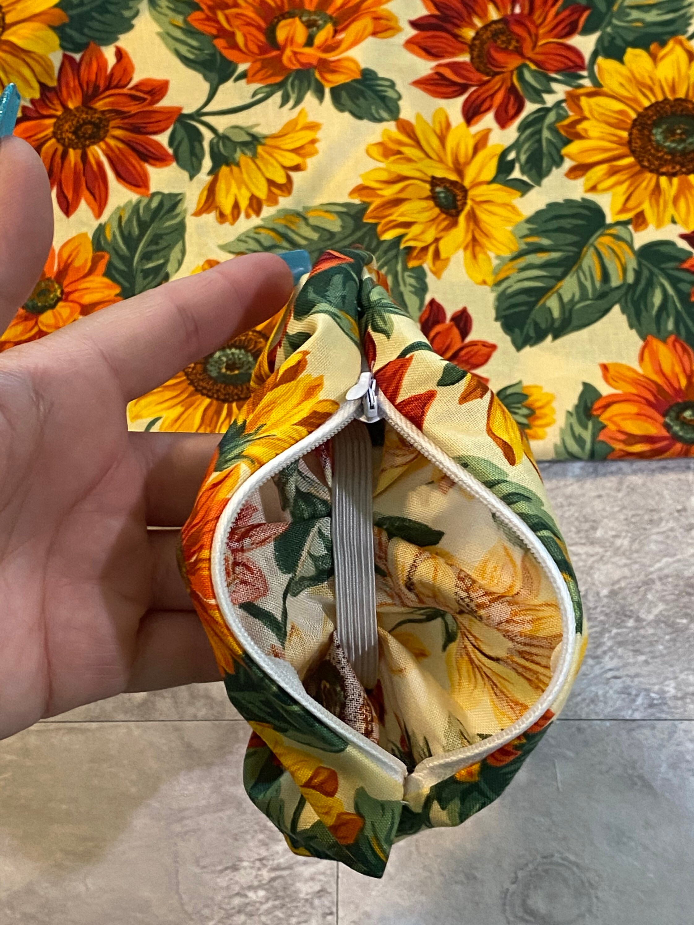 Stash scrunchies/zippered scrunchie | Etsy