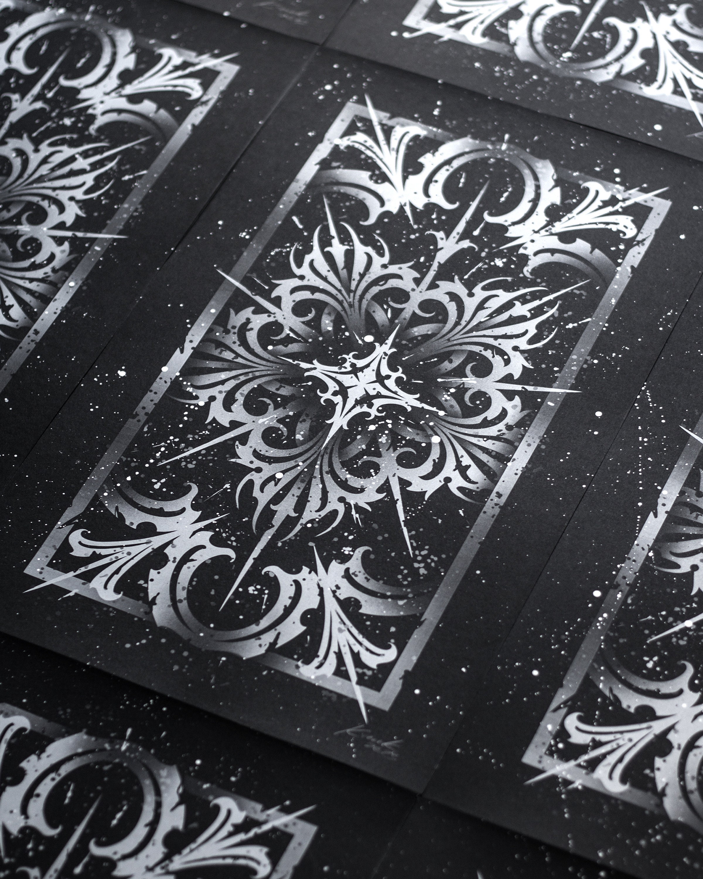 Ornamental Calligraphy Print 320x540mm - Etsy