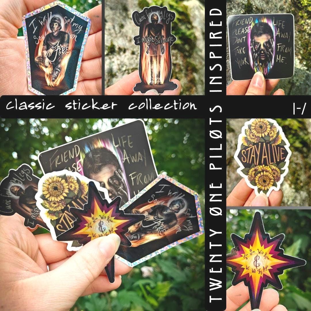 Twenty øne Piløts Inspired Sticker Bundle Includes 5 Stickers Clancy ...