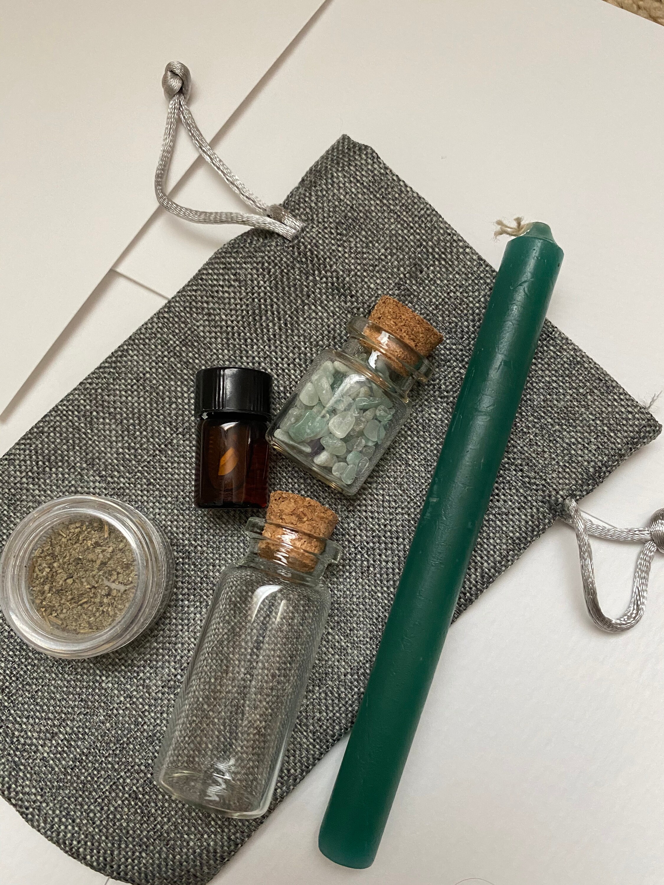 Money Attraction Spell Jar Kit - Etsy