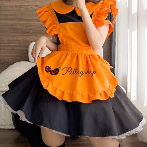 Sexy Cosplay Maid Costume Anime Women French Maid Outfit Dress Etsy
