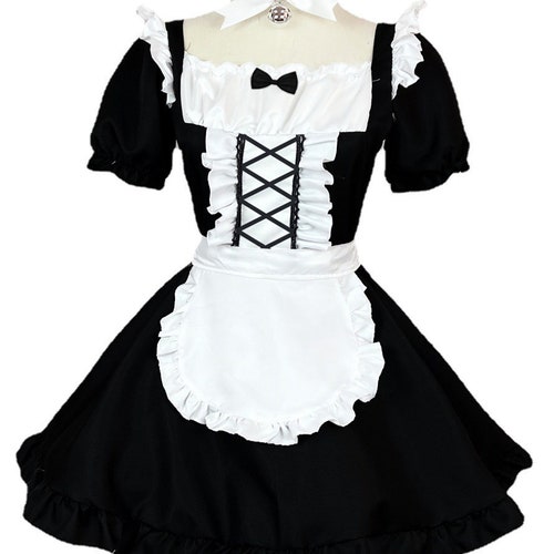 Sexy Cosplay Maid Costume For Schoolgirl Outfit France Maid Etsy