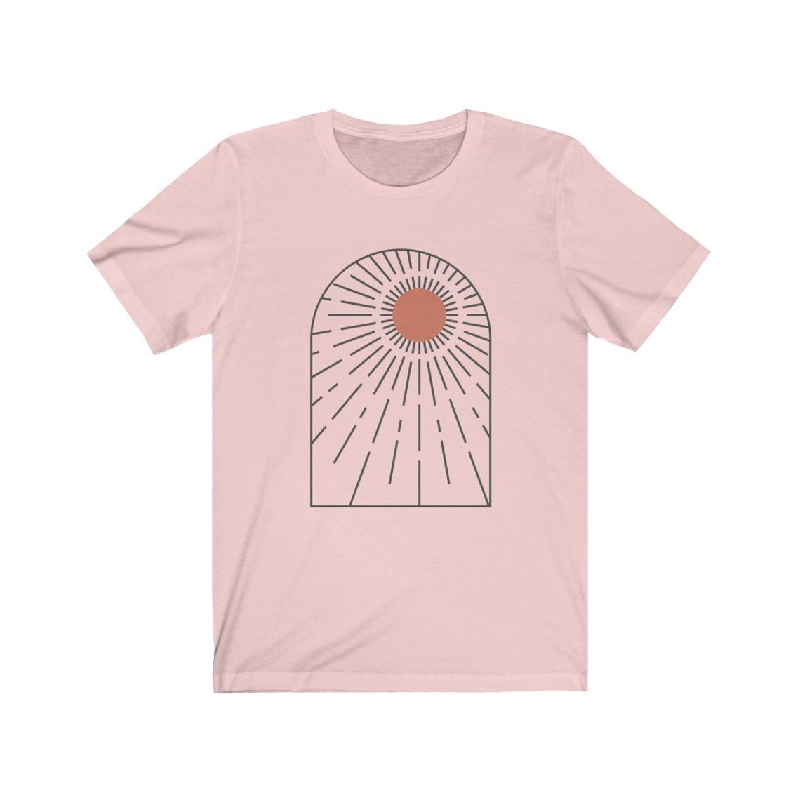 Minimalist Sunrise shirt Celestial sun tee modern sunrise | Etsy