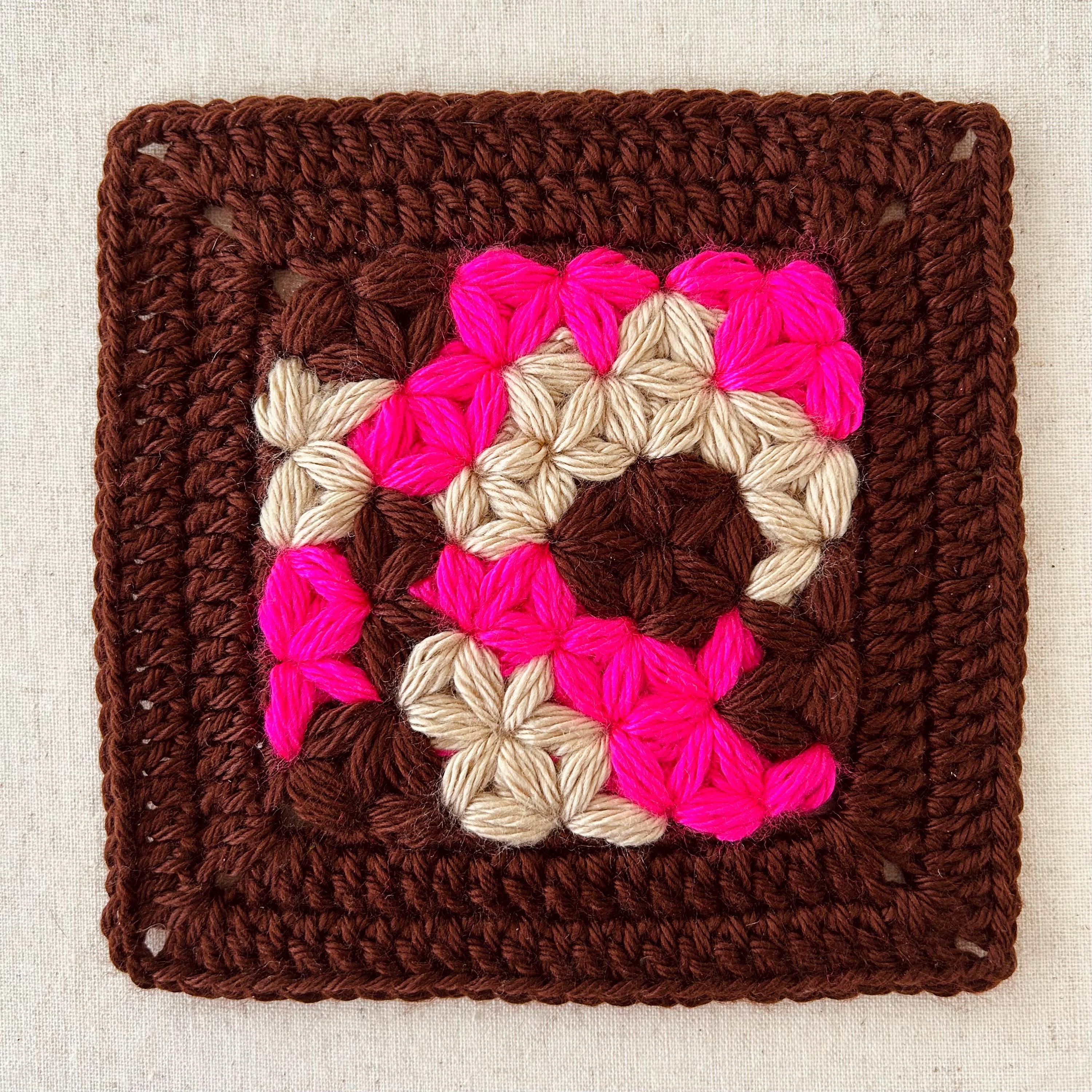 46 Camouflage Square Motif | Granny Square | Jasmine Stitch | Crochet ...