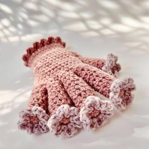 Flower Bouquet Gloves | Crochet Gloves - Etsy