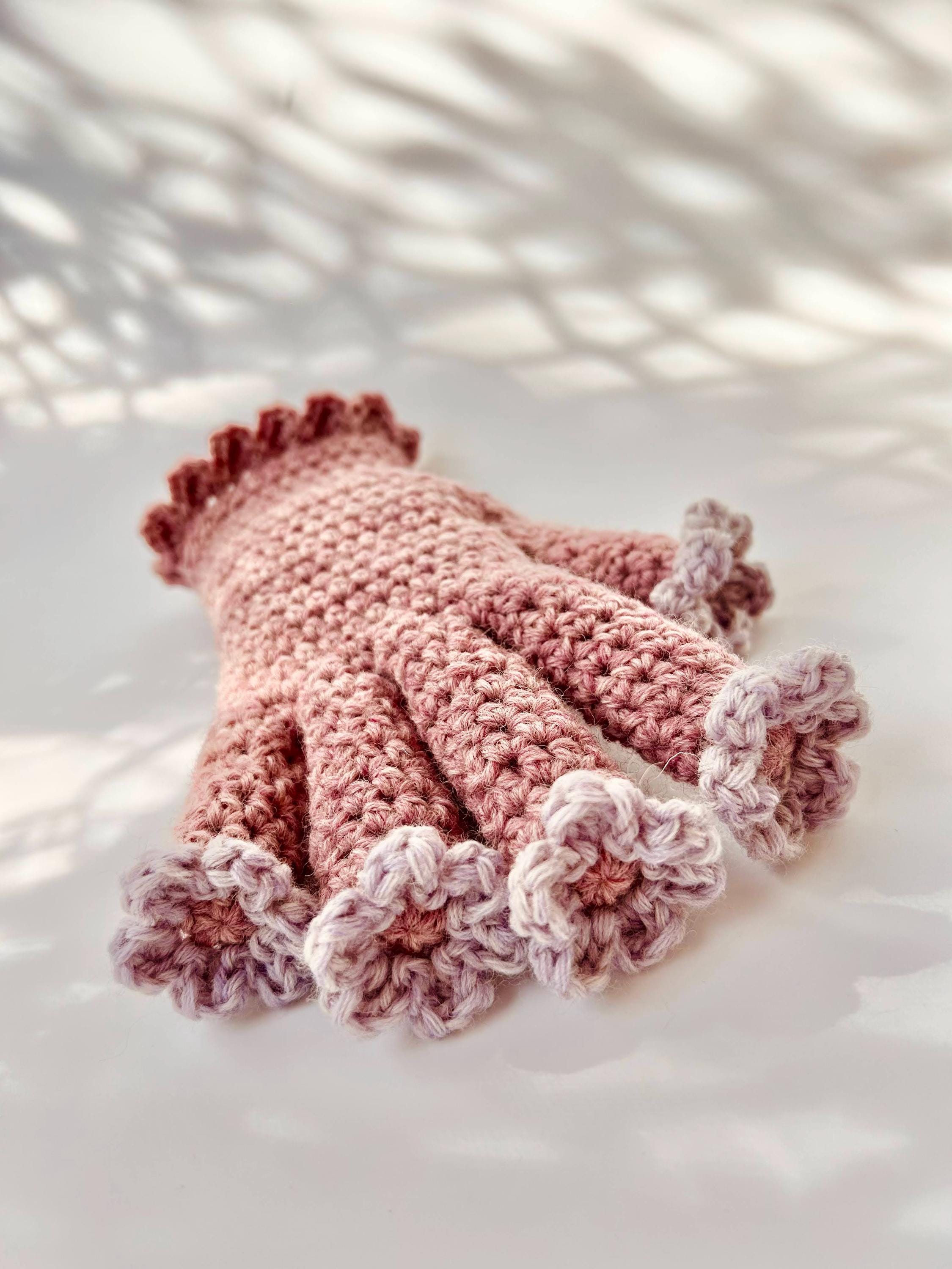 Flower Bouquet Gloves | Crochet Gloves - Etsy
