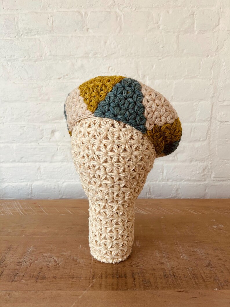 Diamond Beret | Crochet Hat | Jasmine Stitch Hat - Etsy