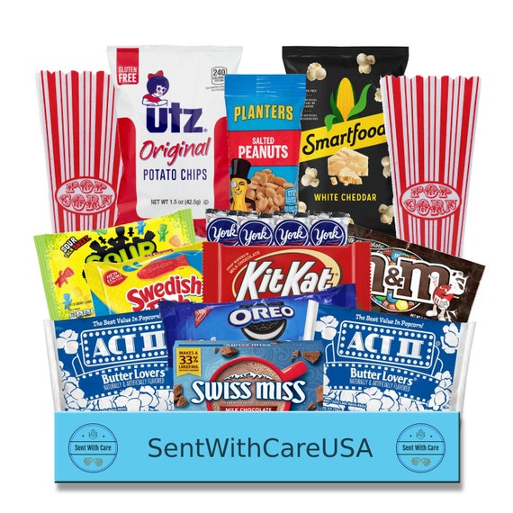 Family Movie Night Gift Box Movie Snacks Box Party Ideas - Etsy