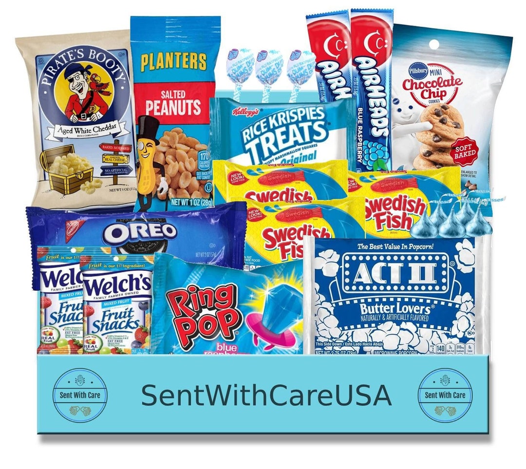 Color Themed Snack Box Color Party Gift Out of the Blue Gift Red ...