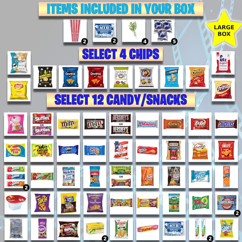 Custom Movie Night Gift Basket | Date Night Box, Family Movie Night Box ...
