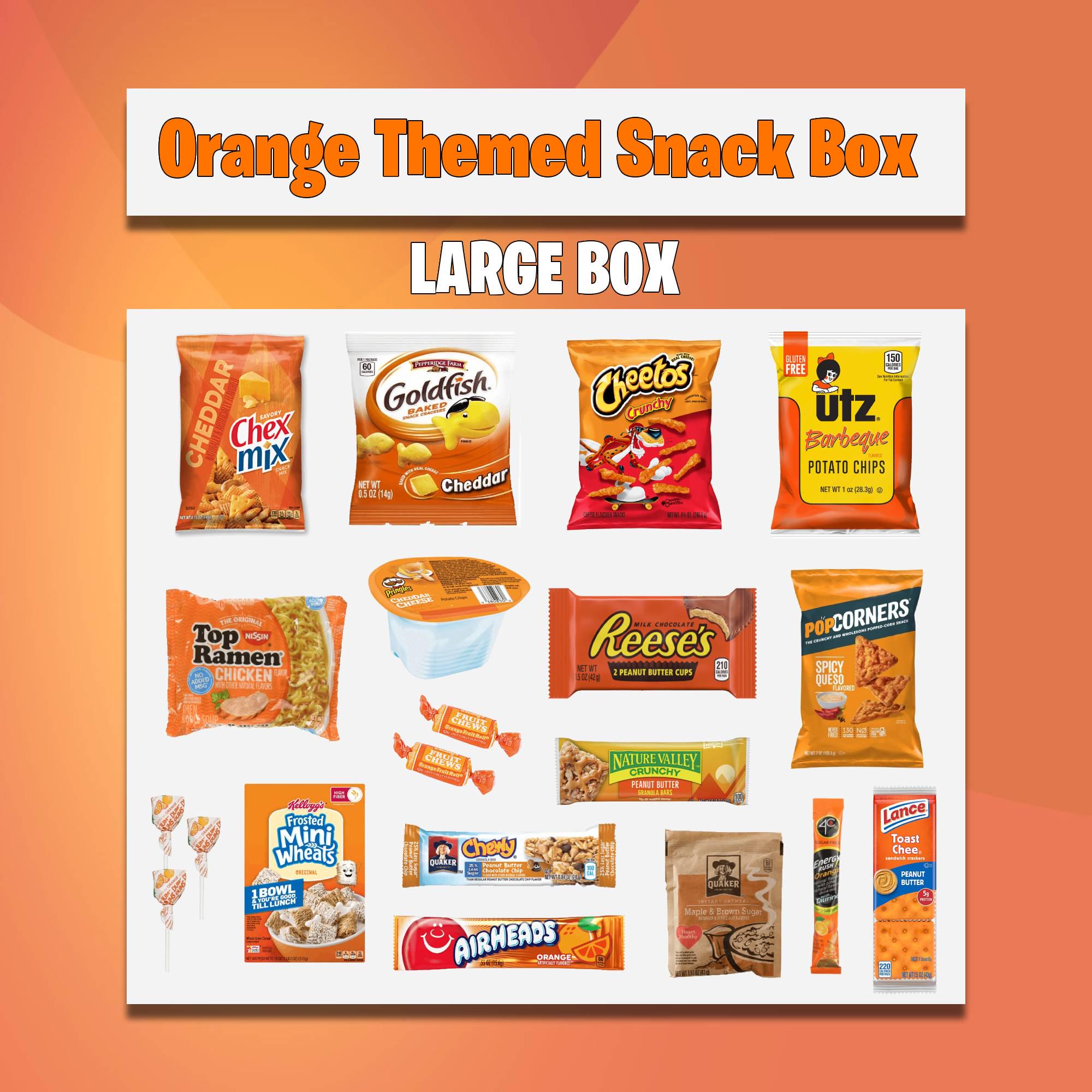 Orange Gift Box | Orange You Glad Its Summer | Orange Snack Box Care ...