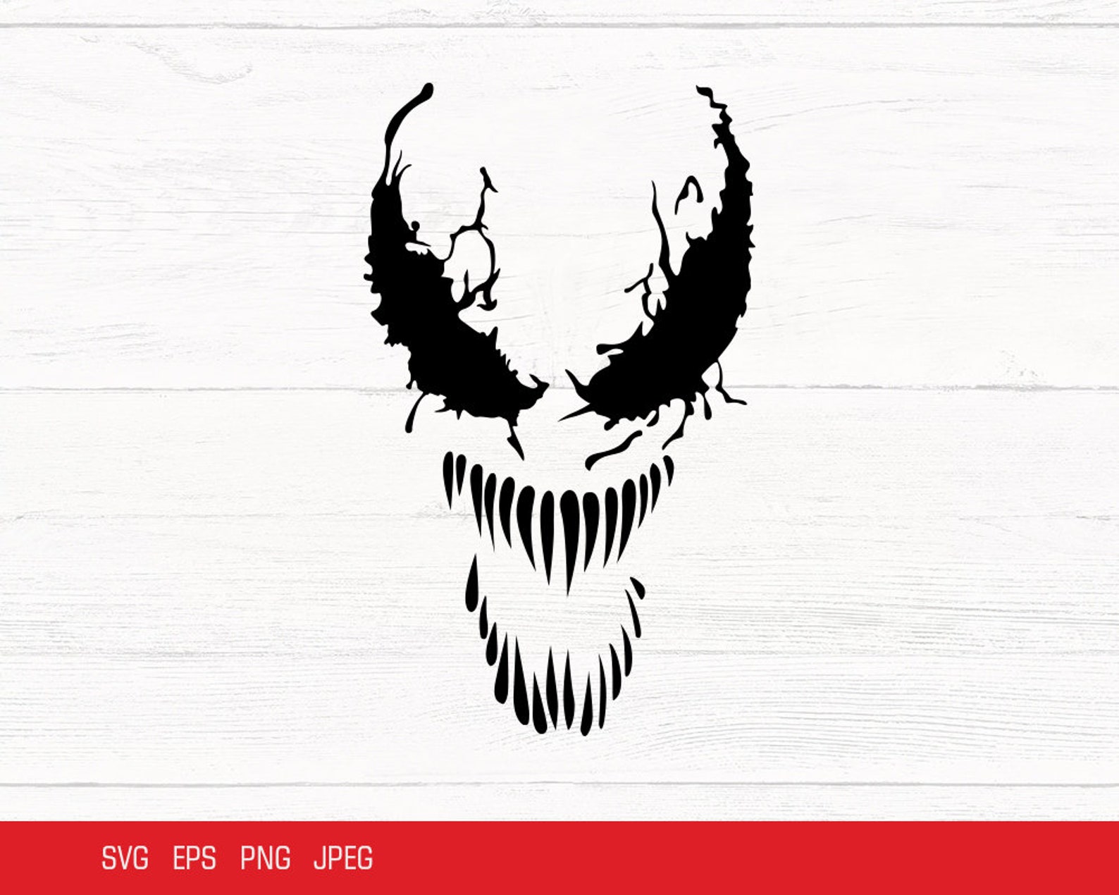 Venom SVG Silhouette vector PNG SVG EpS sublimation t-shirt | Etsy