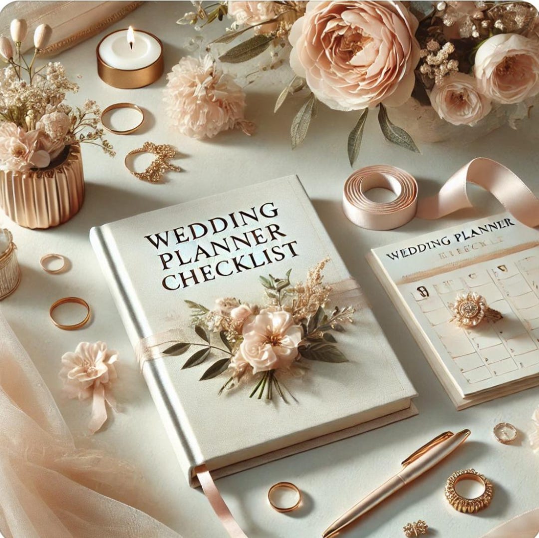 Plan Your Perfect Day: the Only Wedding Checklist You Need - Etsy